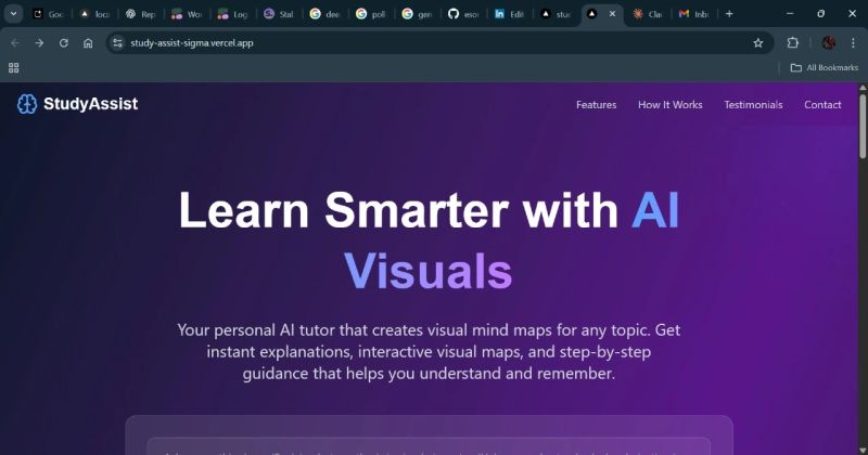 #nextjs #ai #edtech #learningplatform #studyassis #opentofeedback ... #nextjs #ai #edtech #learningplatform #studyassis #opentofeedback ...