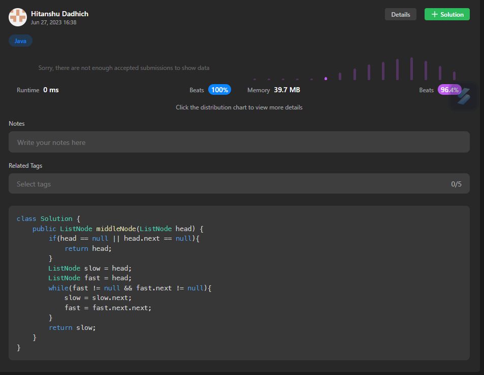 Hitanshu Dadhich on LinkedIn: #365daysofcodechallenge #leetcode2023 # ... Hitanshu Dadhich on LinkedIn: #365daysofcodechallenge #leetcode2023 # ...