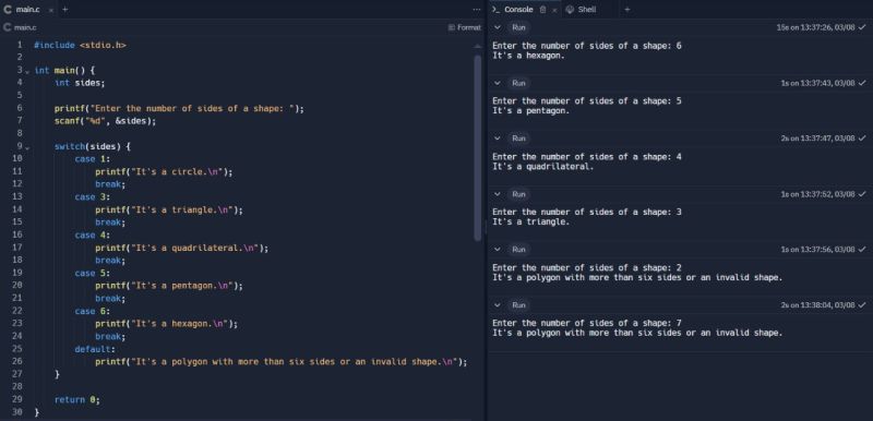 Janvi Garg on LinkedIn: #100daysofcode #codingjourney #switchcasemagic ... Janvi Garg on LinkedIn: #100daysofcode #codingjourney #switchcasemagic ...