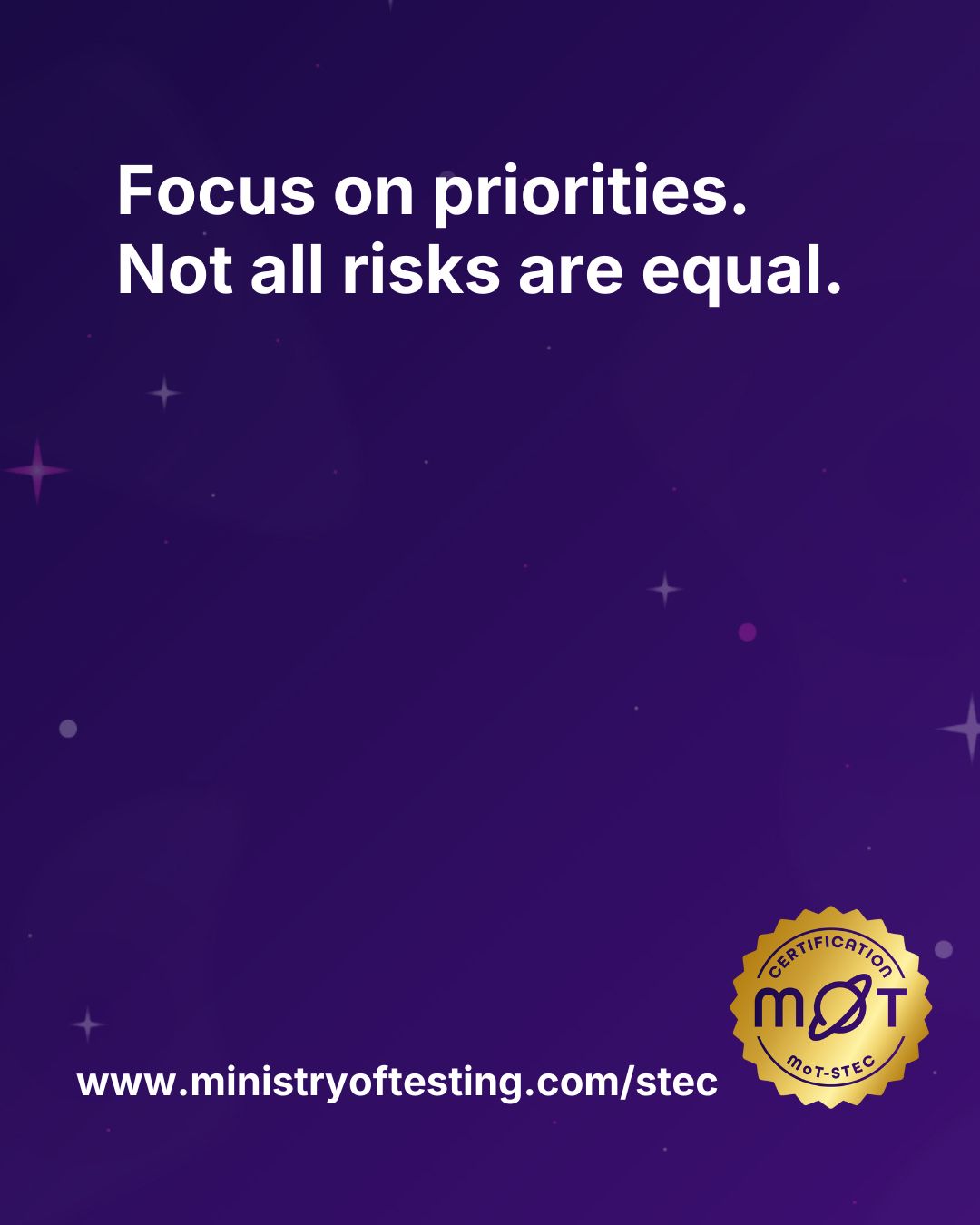 MoT Software Testing Essentials Certification is here. Focus on ... MoT Software Testing Essentials Certification is here. Focus on ...