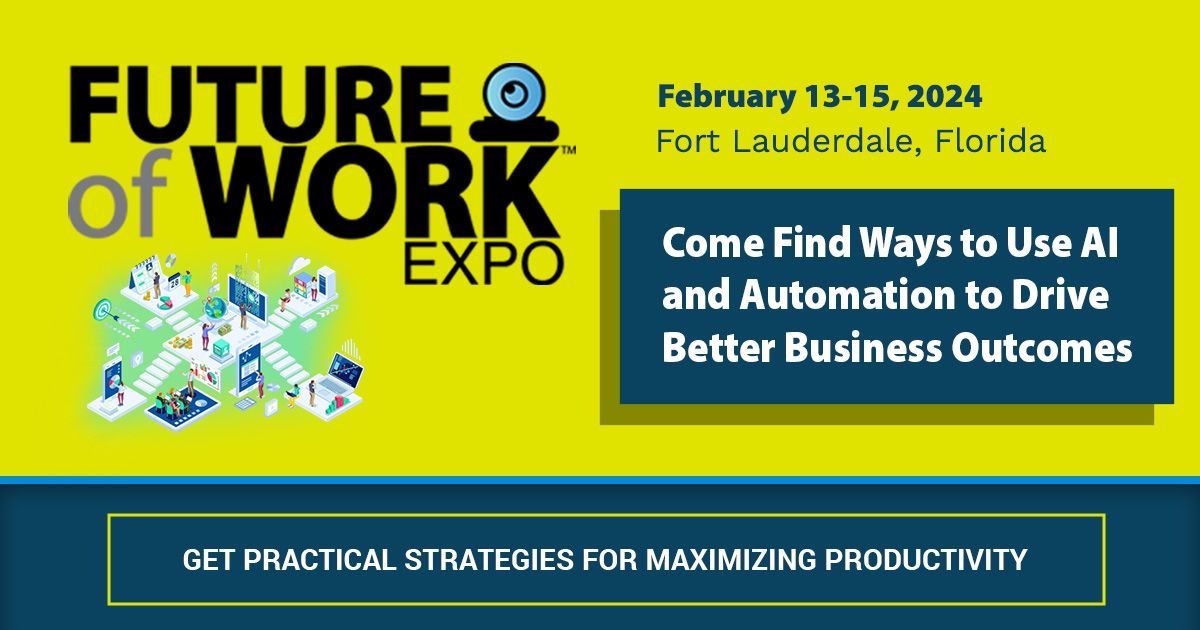 Future of Work Expo on LinkedIn: Revolutionize your workplace at Future ... Future of Work Expo on LinkedIn: Revolutionize your workplace at Future ...