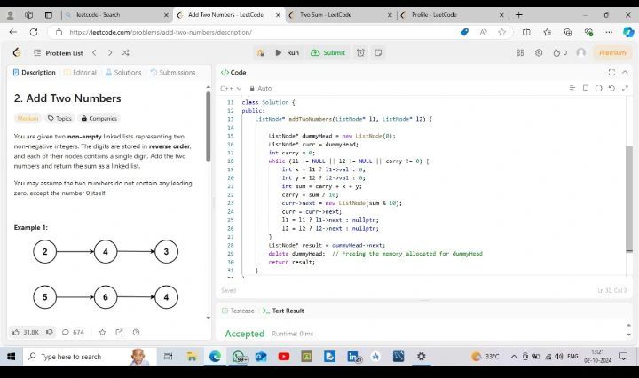 Saanya Garg on LinkedIn: #coding #leetcode #gvishwanathanchallenge Saanya Garg on LinkedIn: #coding #leetcode #gvishwanathanchallenge
