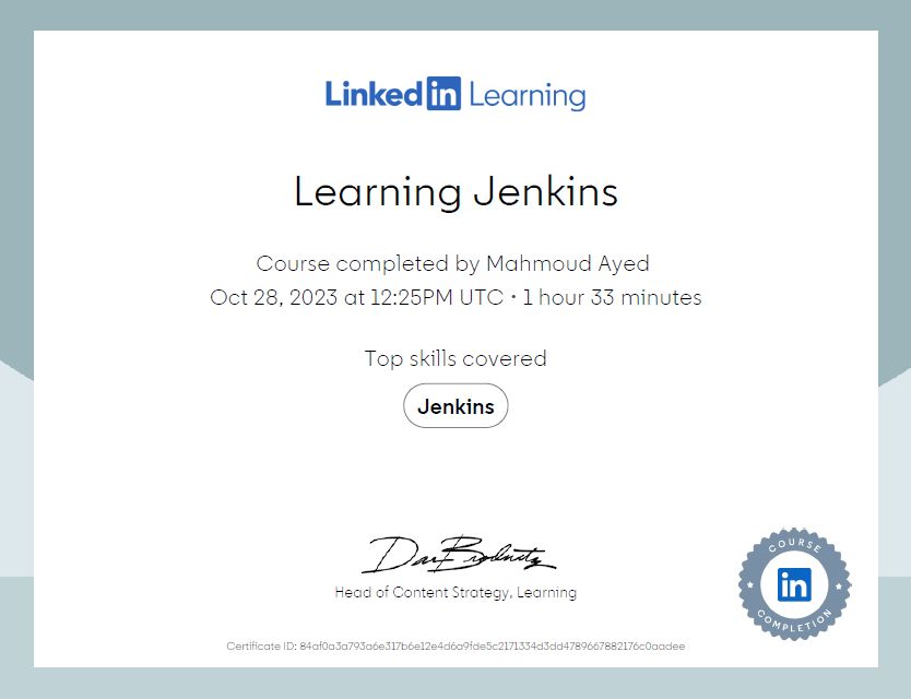 Mahmoud Ayed on LinkedIn: #devops #jenkins #innovation # ... Mahmoud Ayed on LinkedIn: #devops #jenkins #innovation # ...