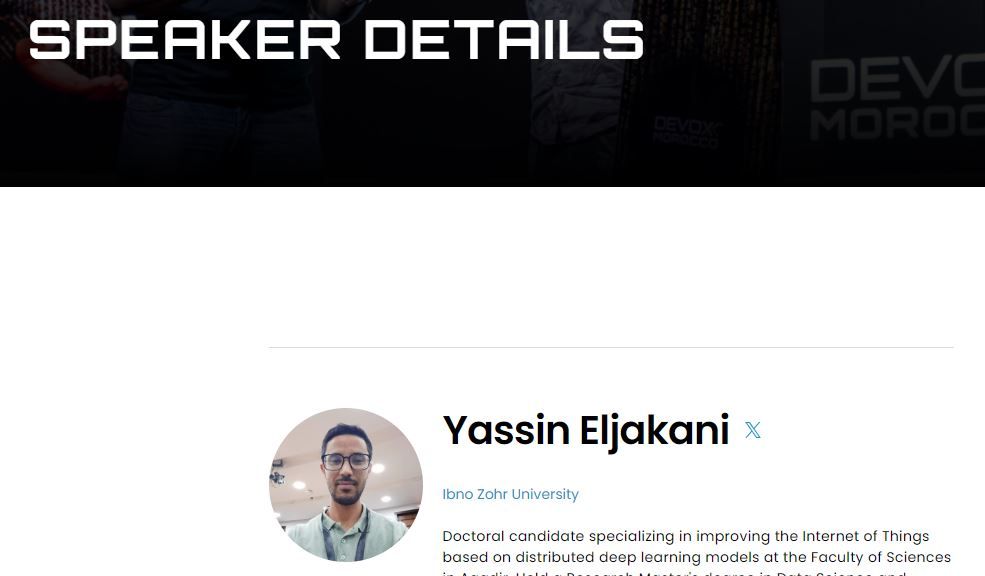 YASSIN EL JAKANI on LinkedIn: #devoxxma #devoxx #africa #iot # ... YASSIN EL JAKANI on LinkedIn: #devoxxma #devoxx #africa #iot # ...
