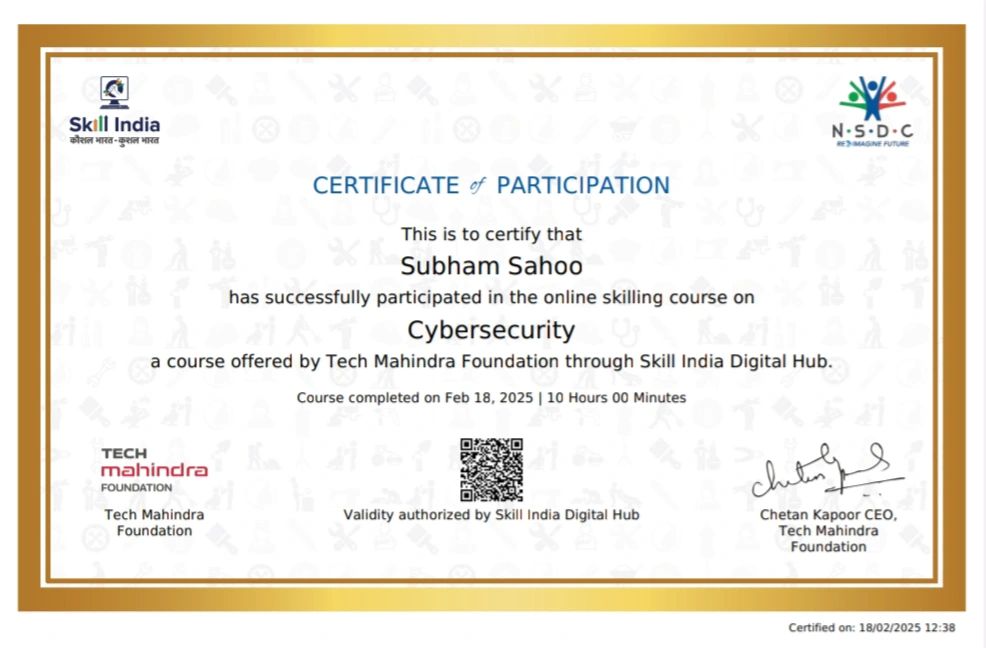 #cybersecurity #skillindia #techmahindrafoundation #digitalsafety ... #cybersecurity #skillindia #techmahindrafoundation #digitalsafety ...