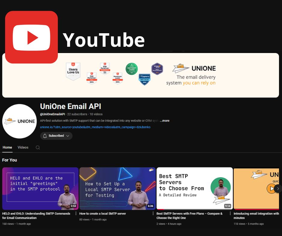 #emailapi #youtube #softwaredevelopment #emailtips | UniOne Email API #emailapi #youtube #softwaredevelopment #emailtips | UniOne Email API