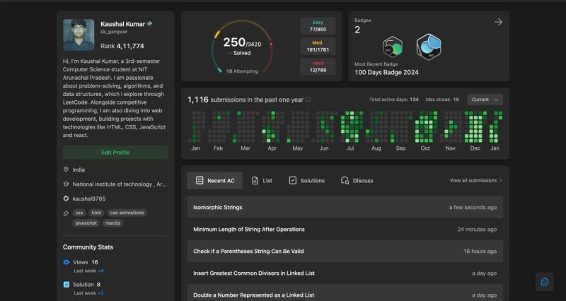 Kaushal Kumar on LinkedIn: #leetcode #competitiveprogramming # ... Kaushal Kumar on LinkedIn: #leetcode #competitiveprogramming # ...