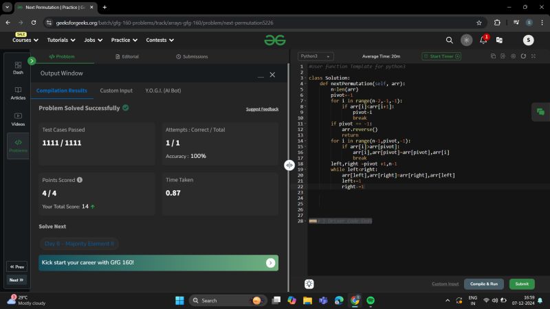 Shaik Diya Reshma on LinkedIn: #gfg160 #programming #algorithms # ... Shaik Diya Reshma on LinkedIn: #gfg160 #programming #algorithms # ...