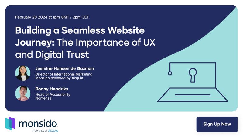 📣 We (Monsido, powered by Acquia) will be hosting our first webinar of ... 📣 We (Monsido, powered by Acquia) will be hosting our first webinar of ...