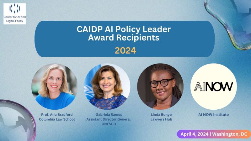 Center for AI and Digital Policy on LinkedIn: REGISTER NOW - CAIDP AI ... Center for AI and Digital Policy on LinkedIn: REGISTER NOW - CAIDP AI ...