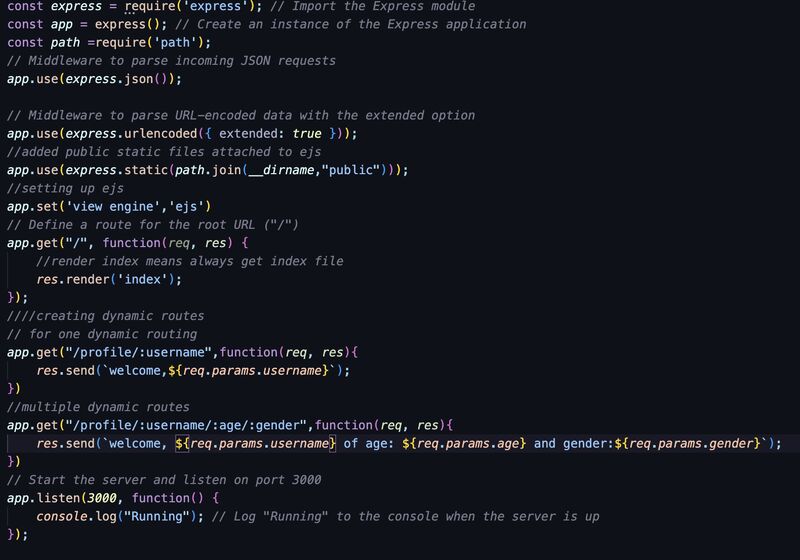 Aayush Dua on LinkedIn: #30daysofwebdevelopment #expressjs #ejs #nodejs ... Aayush Dua on LinkedIn: #30daysofwebdevelopment #expressjs #ejs #nodejs ...