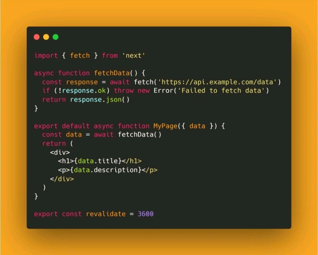 Boost your ISR game with Next.js 13 | Elyas Hanafi posted on the topic ... Boost your ISR game with Next.js 13 | Elyas Hanafi posted on the topic ...