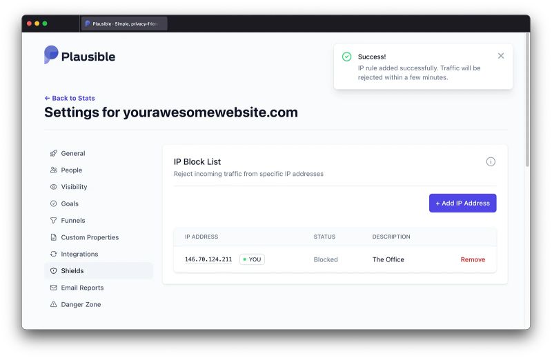 Plausible Analytics on LinkedIn: There’s now an easy way to exclude ... Plausible Analytics on LinkedIn: There’s now an easy way to exclude ...
