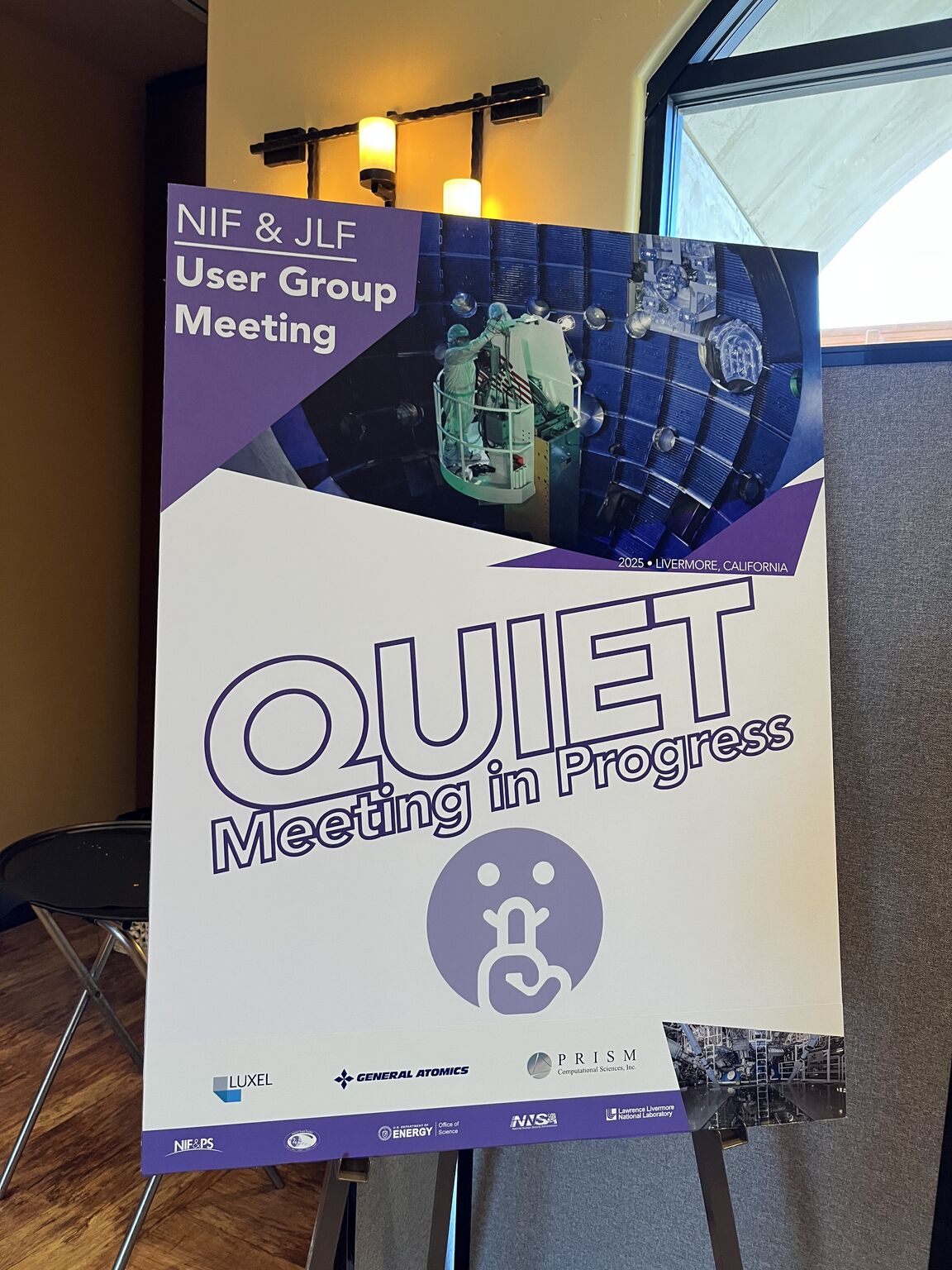 Super excited to welcome everyone to this week’s NIF & JLF User Group ... Super excited to welcome everyone to this week’s NIF & JLF User Group ...