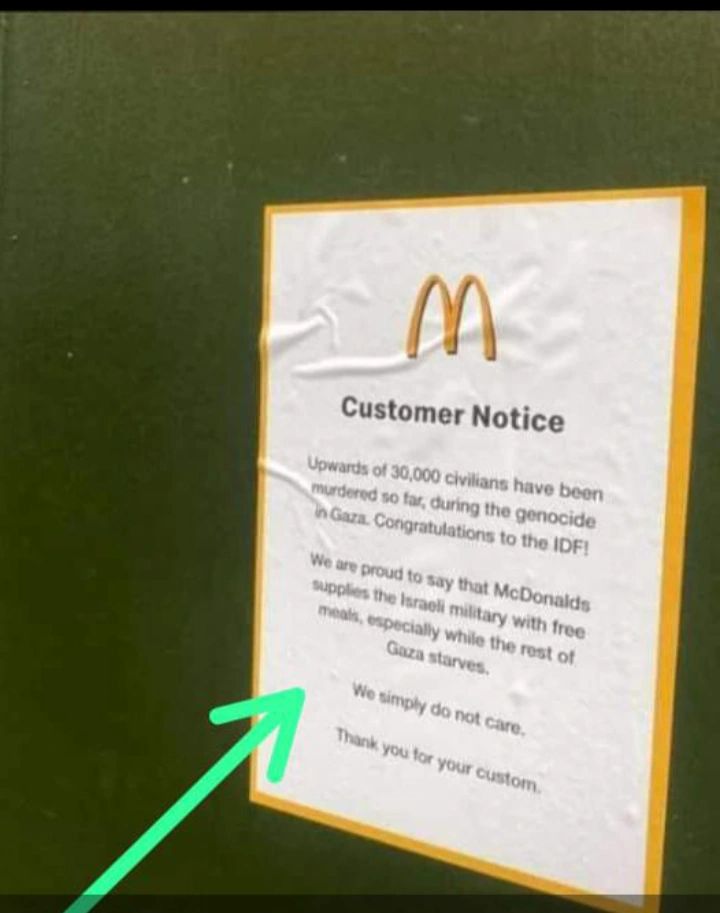 If after understanding so much we still want to go to McDonald's, then ... If after understanding so much we still want to go to McDonald's, then ...