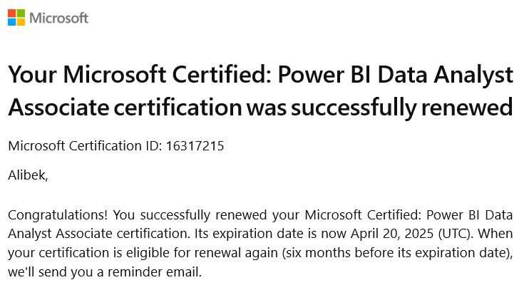 I have successfully updated my DA 100 certification. While my primary ... I have successfully updated my DA 100 certification. While my primary ...
