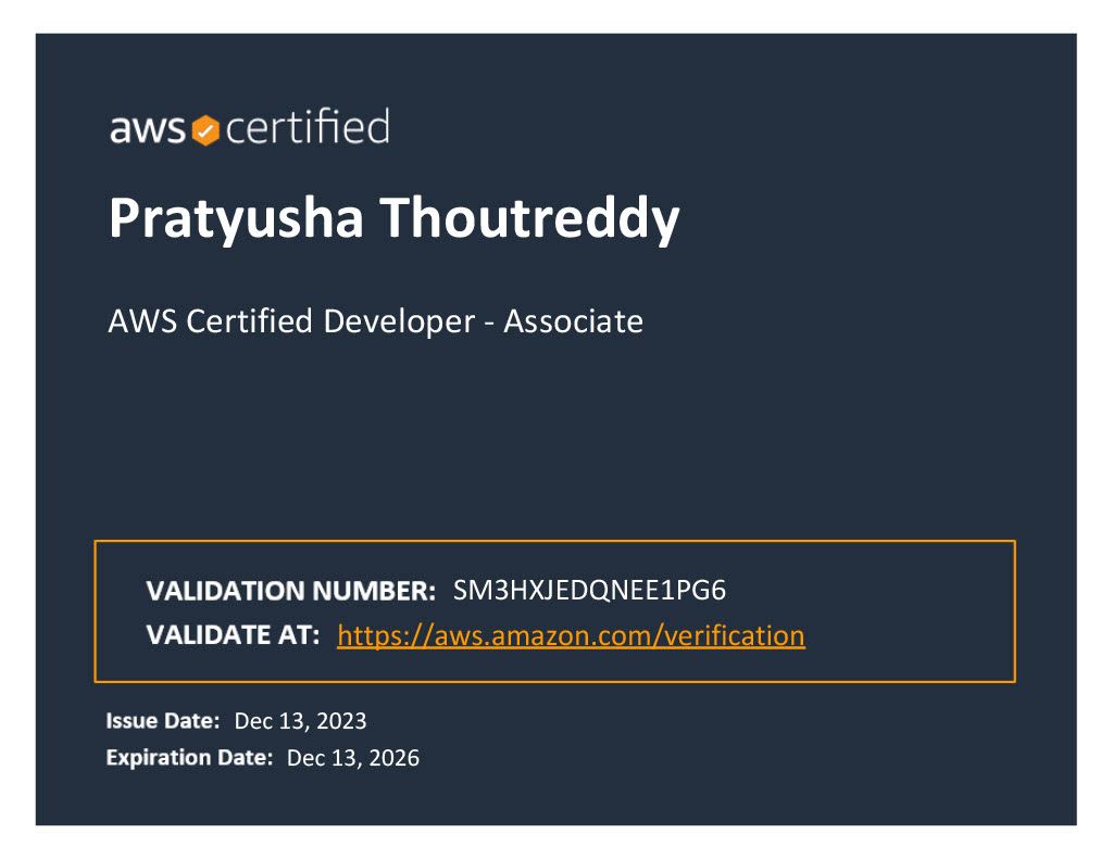 Hello Everyone, | Pratyusha Thoutreddy Hello Everyone, | Pratyusha Thoutreddy