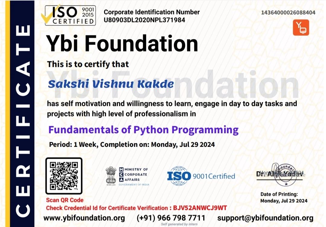 Sakshi Kakde on LinkedIn: I'm happy to share that I have completed the ... Sakshi Kakde on LinkedIn: I'm happy to share that I have completed the ...