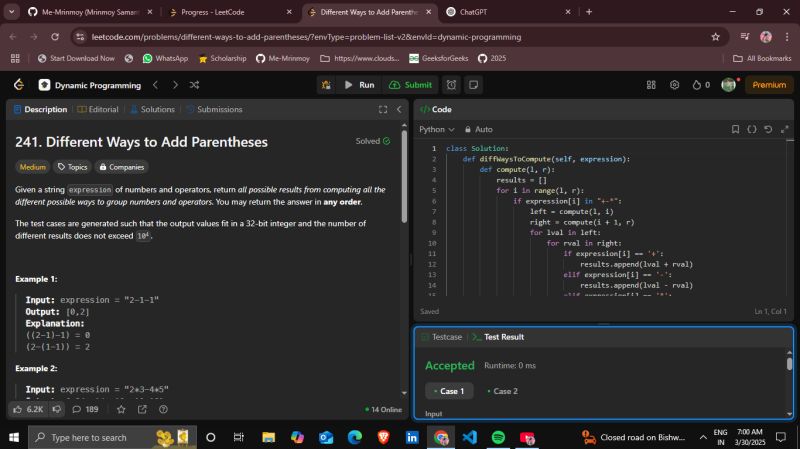 #leetcode241 #leetcode #dynamicprogramming #recursion #python ... #leetcode241 #leetcode #dynamicprogramming #recursion #python ...
