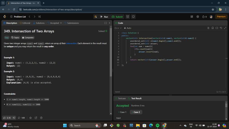 Day65 of 100 Days leetcode challenge | Sachin Mishra posted on the ... Day65 of 100 Days leetcode challenge | Sachin Mishra posted on the ...