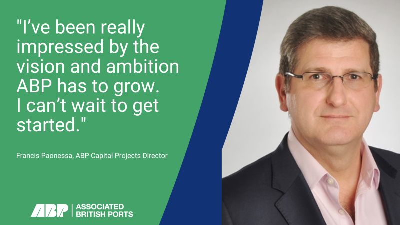 ABP appoints new Capital Projects Director | Associated British Ports ... ABP appoints new Capital Projects Director | Associated British Ports ...