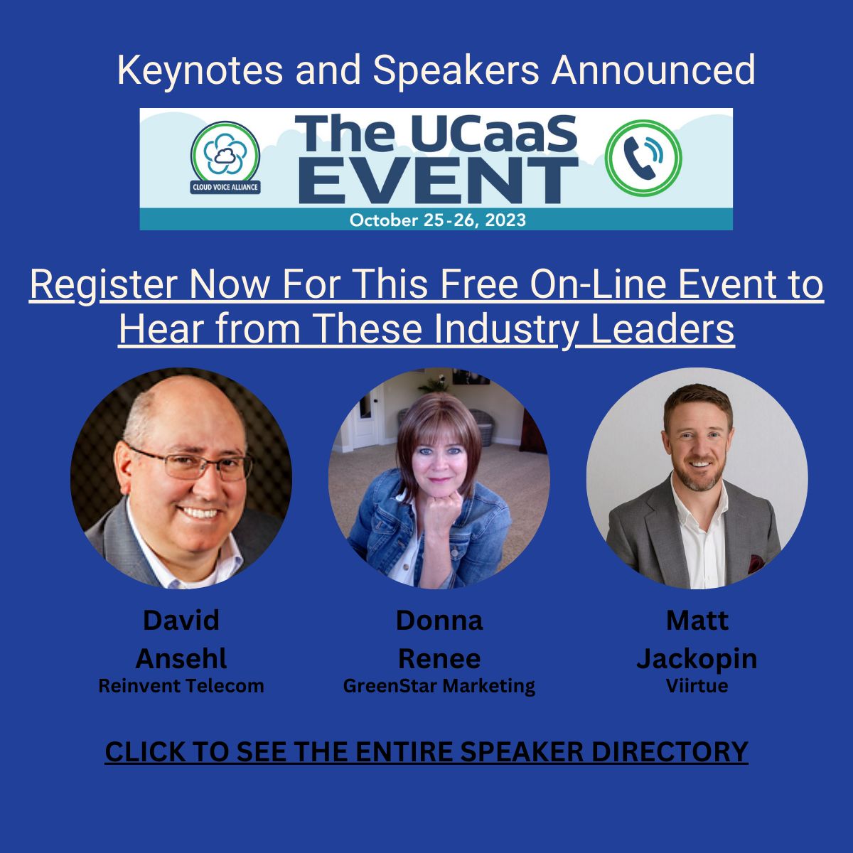 The Cloud Voice Alliance on LinkedIn: The Speaker and Sponsor List ... The Cloud Voice Alliance on LinkedIn: The Speaker and Sponsor List ...