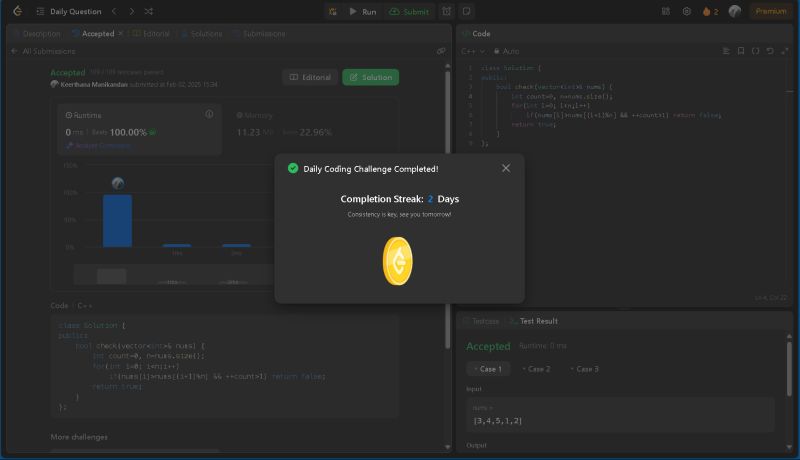Keerthana Manikandan on LinkedIn: #programming #leetcode #100dayschallenge Keerthana Manikandan on LinkedIn: #programming #leetcode #100dayschallenge