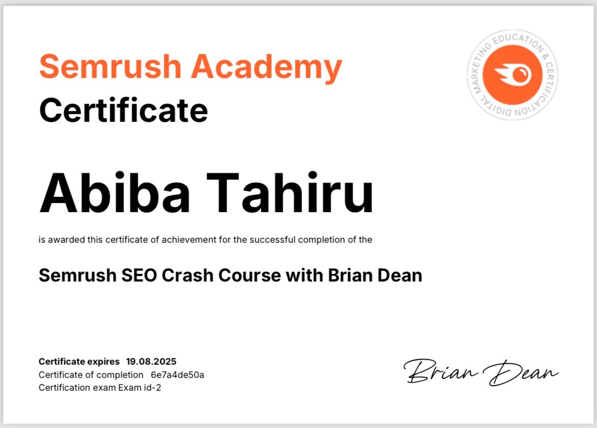 Abiba Tahiru on LinkedIn: #digitalmarketingprogram #seo #seo # ... Abiba Tahiru on LinkedIn: #digitalmarketingprogram #seo #seo # ...