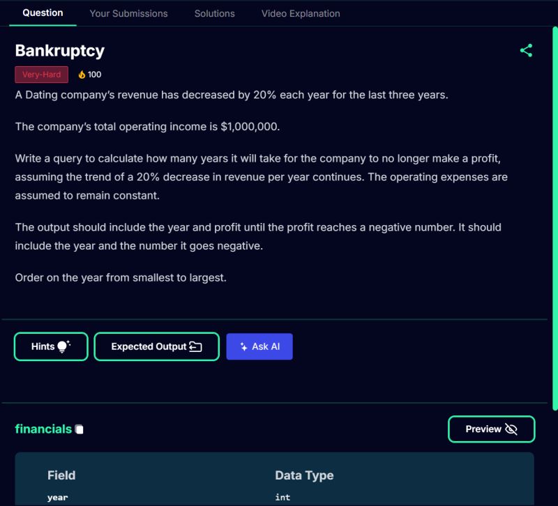 Alex Freberg on LinkedIn: Analyst Builder Coding Challenge!! Solve this ... Alex Freberg on LinkedIn: Analyst Builder Coding Challenge!! Solve this ...