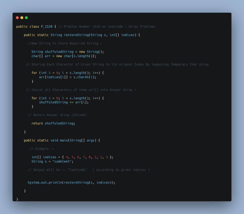 Nofal Hassaan on LinkedIn: #leetcode #problemsolving #java #array # ... Nofal Hassaan on LinkedIn: #leetcode #problemsolving #java #array # ...