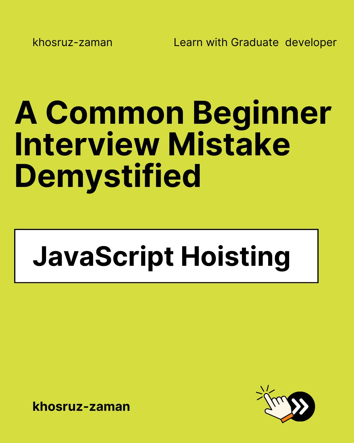 Khosruz zaman on LinkedIn: #javascript #hoisting #webdevelopment # ... Khosruz zaman on LinkedIn: #javascript #hoisting #webdevelopment # ...