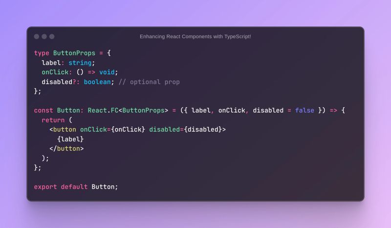 Rohit Jiwade on LinkedIn: 🛠️ Enhancing React Components with TypeScript ... Rohit Jiwade on LinkedIn: 🛠️ Enhancing React Components with TypeScript ...