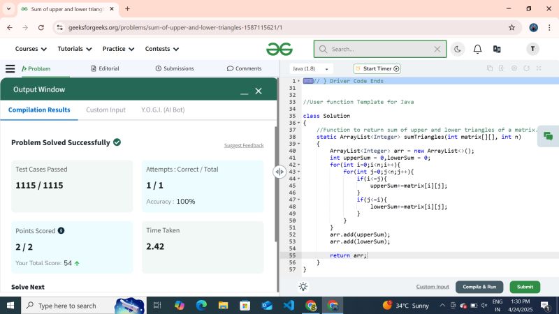 #30daysofcode #day4of30 #java #codingchallenge #geeksforgeeks… | Tamil ... #30daysofcode #day4of30 #java #codingchallenge #geeksforgeeks… | Tamil ...