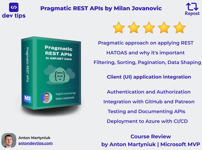 #dotnet #aspnetcore #rest #api #courses #affiliate #programming ... #dotnet #aspnetcore #rest #api #courses #affiliate #programming ...