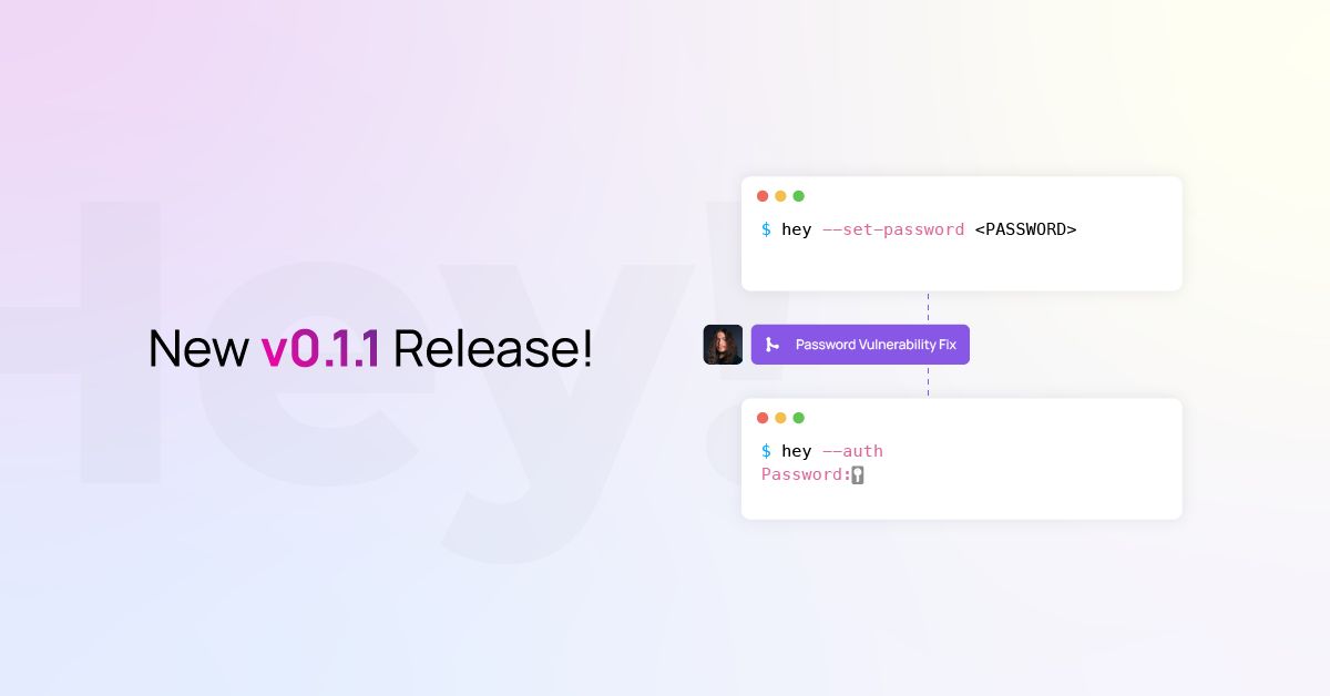 Hey v0.1.1 Released! | Sadra Yahyapour Hey v0.1.1 Released! | Sadra Yahyapour