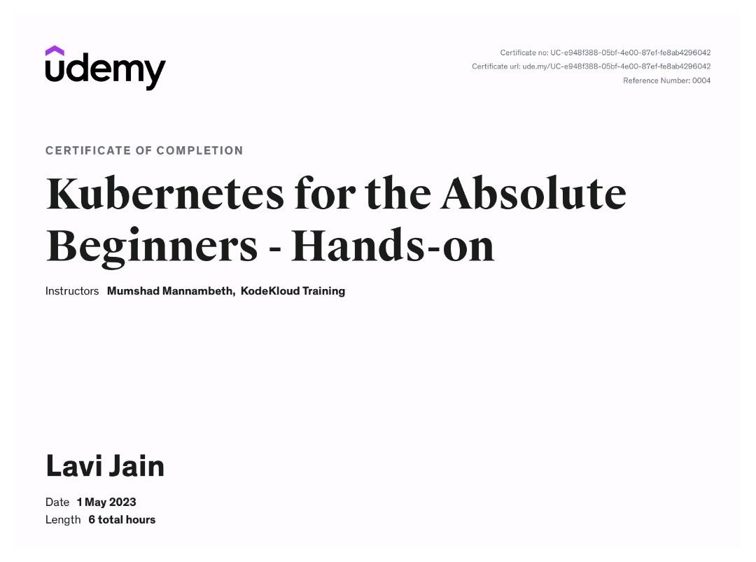 Breathing Kubernetes from past few days ! | Lavi Jain Breathing Kubernetes from past few days ! | Lavi Jain