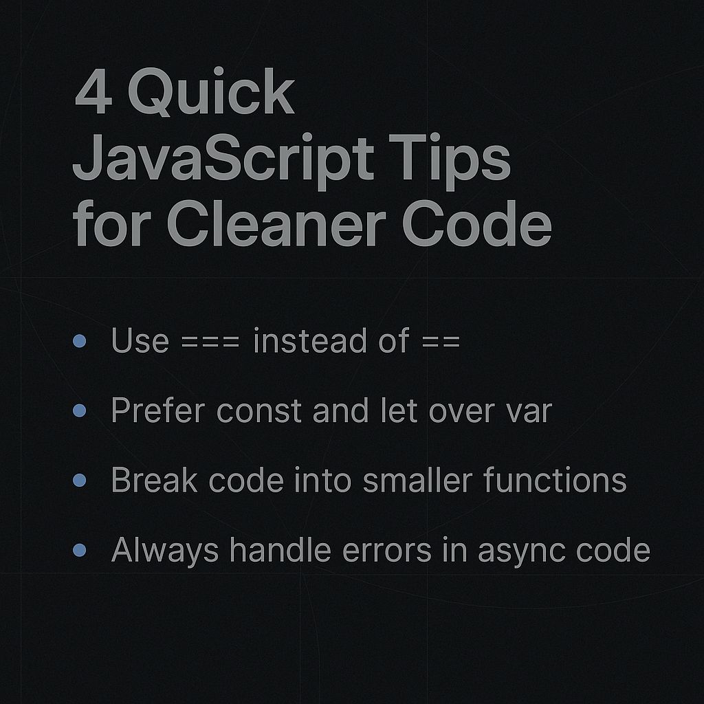 #javascript #webdevtips #cleancode #frontenddevelopment #techtips ... #javascript #webdevtips #cleancode #frontenddevelopment #techtips ...
