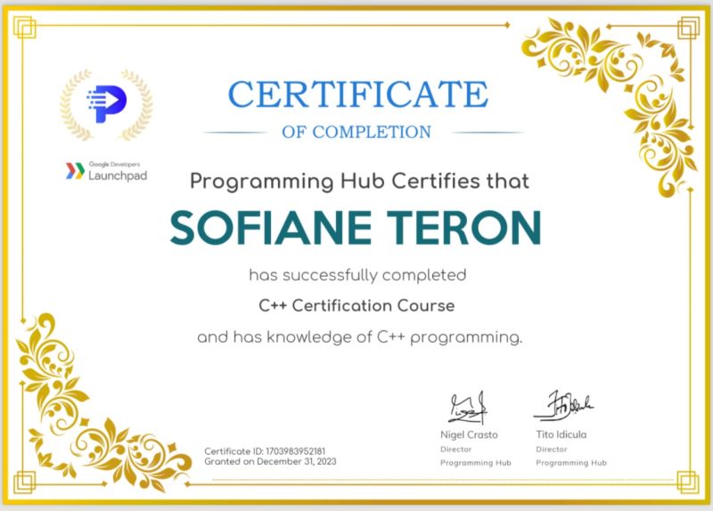 #programming #cplusplus #techlearning #adaptability | Sofiane Téron #programming #cplusplus #techlearning #adaptability | Sofiane Téron