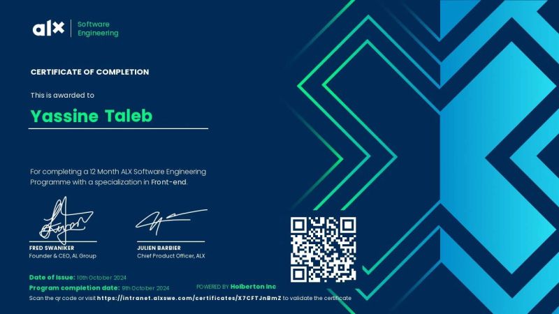 YASSINE TALEB on LinkedIn: #nevergiveup #alxafrica #softwareengineer # ... YASSINE TALEB on LinkedIn: #nevergiveup #alxafrica #softwareengineer # ...