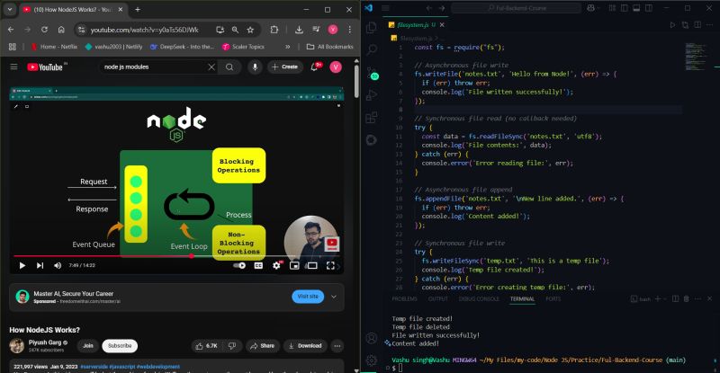 #nodejs #javascript #webdevelopment #softwareengineering… | Vashu Singh #nodejs #javascript #webdevelopment #softwareengineering… | Vashu Singh