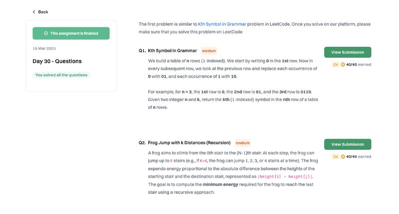 #100daysofcode #leetcode #recursion #problemsolving #newtonschool ... #100daysofcode #leetcode #recursion #problemsolving #newtonschool ...