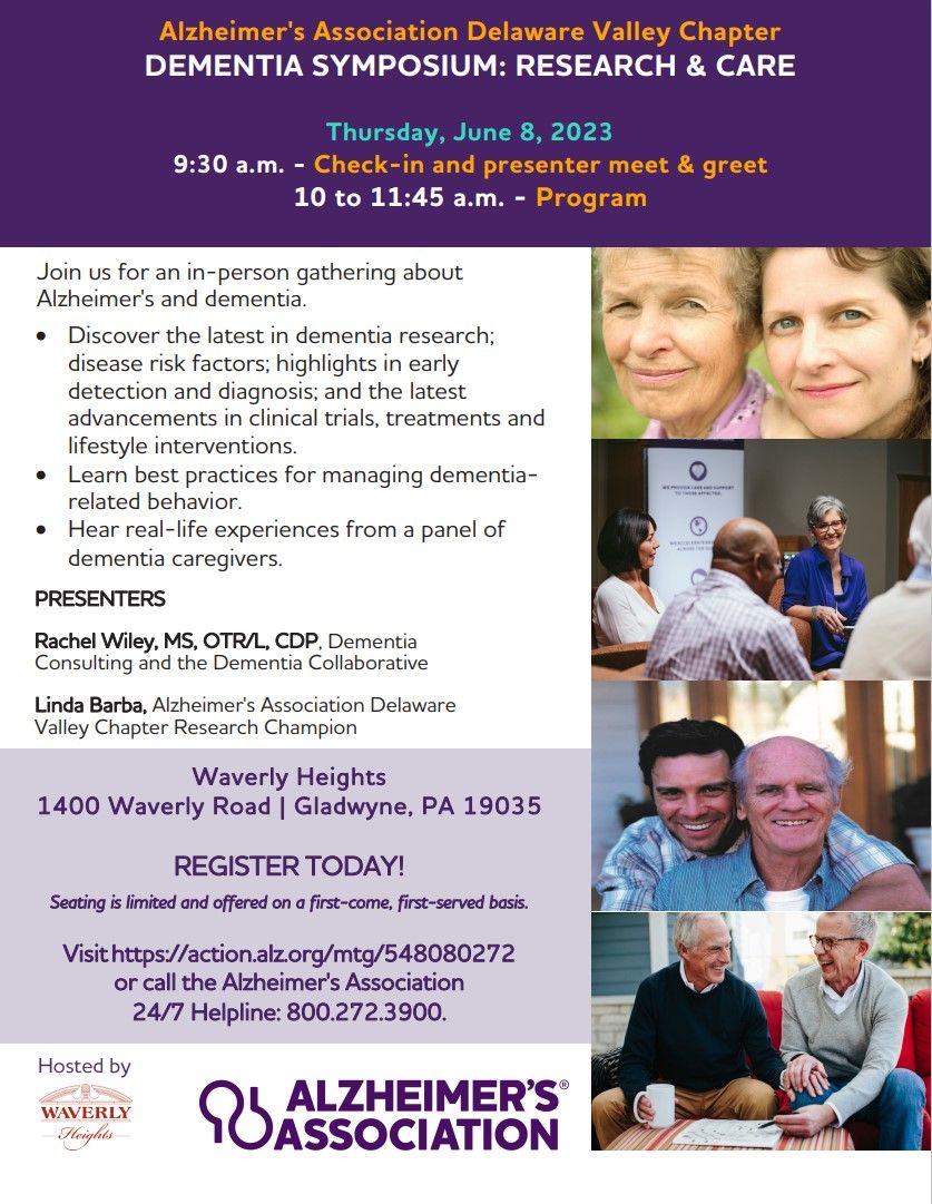Looking forward to presenting for the Alzheimer's Association Delaware ... Looking forward to presenting for the Alzheimer's Association Delaware ...