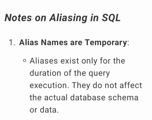 Aliasing in SQL: Simplify Your Queries π What is Aliasing inβ¦ | Amal Assem Aliasing in SQL: Simplify Your Queries π What is Aliasing inβ¦ | Amal Assem