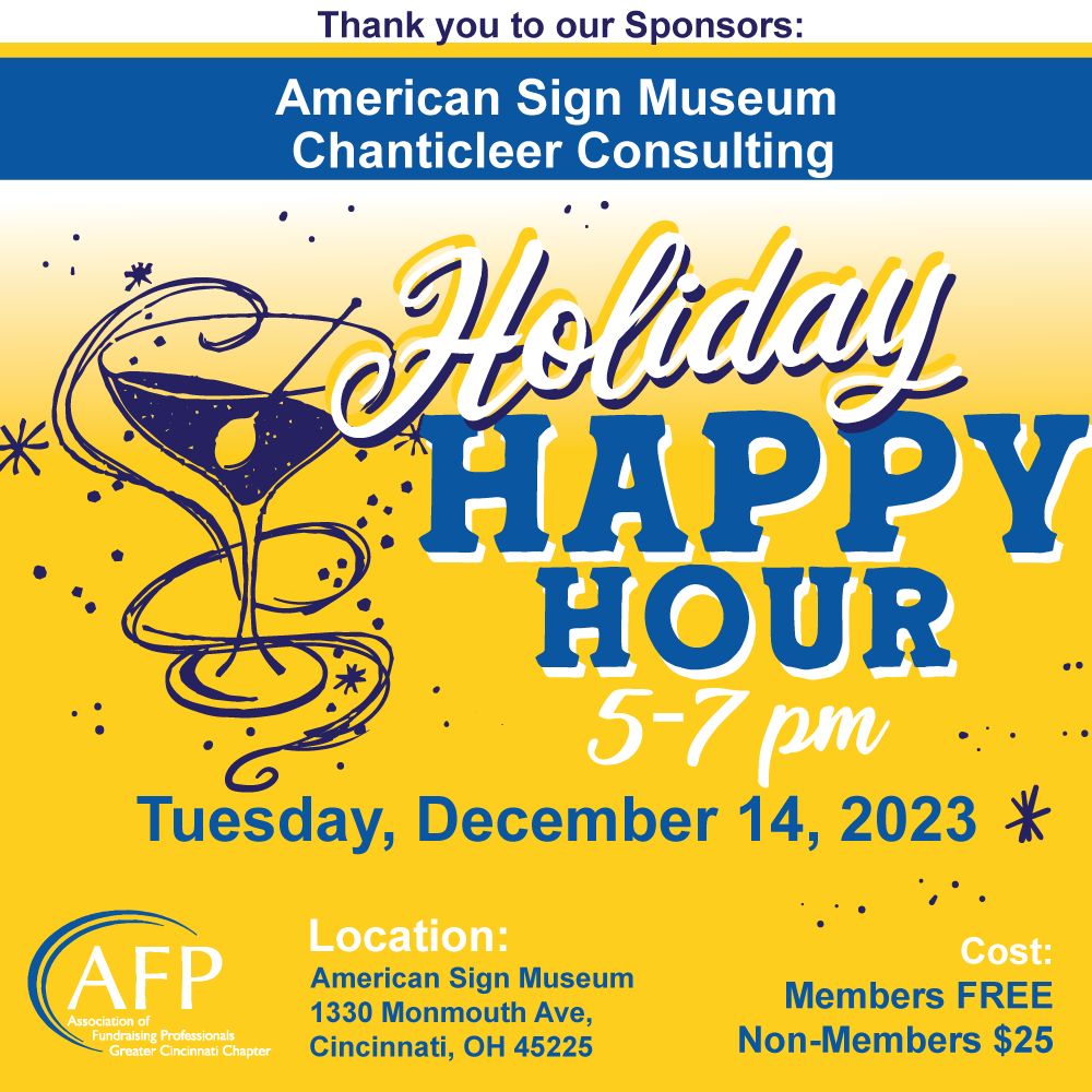 AFP - Greater Cincinnati Chapter posted on LinkedIn AFP - Greater Cincinnati Chapter posted on LinkedIn