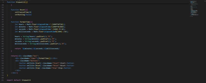 Bilal Abbas on LinkedIn: Creating Stopwatch in React using Hooks Bilal Abbas on LinkedIn: Creating Stopwatch in React using Hooks