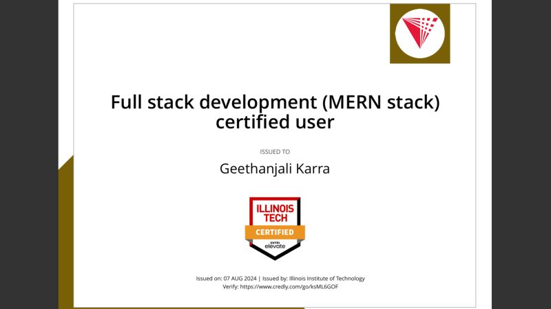 Geethanjali Karra on LinkedIn: #fullstackdevelopment #mernstack # ... Geethanjali Karra on LinkedIn: #fullstackdevelopment #mernstack # ...