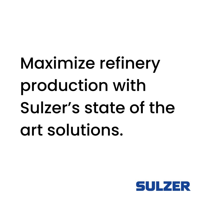 Sulzer Chemtech on LinkedIn: #sulzer #sulzerchemtech #refining # ... Sulzer Chemtech on LinkedIn: #sulzer #sulzerchemtech #refining # ...