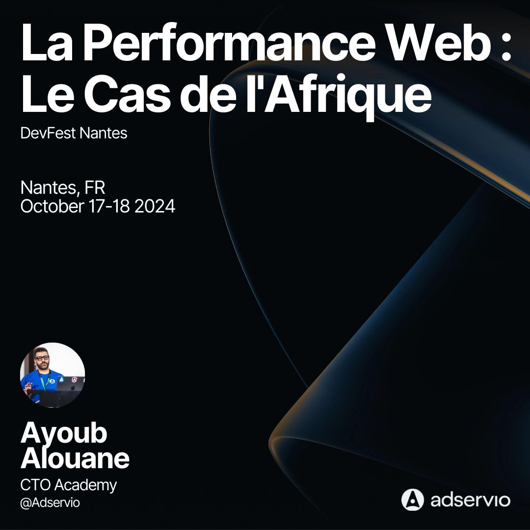 Adservio Group on LinkedIn: #techlead #devfest #nantes #webperformance ... Adservio Group on LinkedIn: #techlead #devfest #nantes #webperformance ...