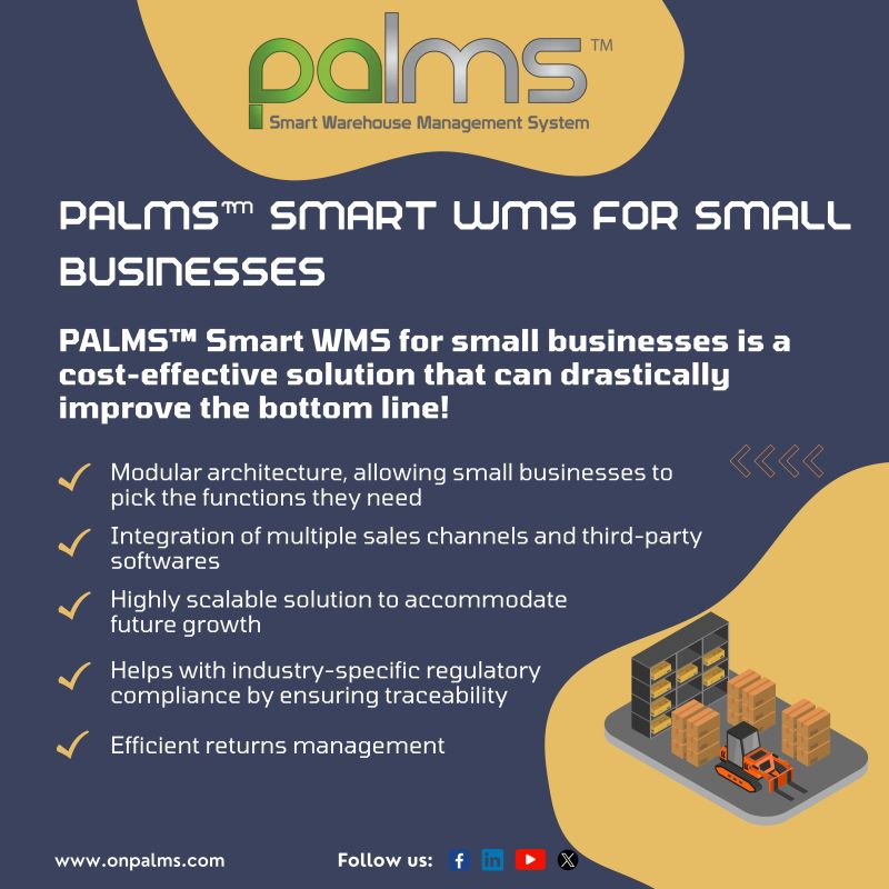 How PALMS™ smart WMS can help small businesses thrive | Palms Warehouse ... How PALMS™ smart WMS can help small businesses thrive | Palms Warehouse ...
