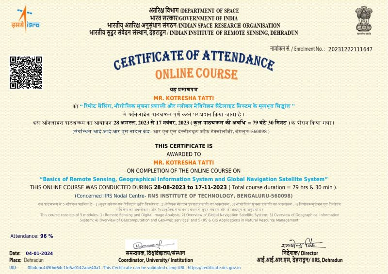 KOTRESHA TATTI on LinkedIn: #isro #geocomputation #geowebservices # ... KOTRESHA TATTI on LinkedIn: #isro #geocomputation #geowebservices # ...
